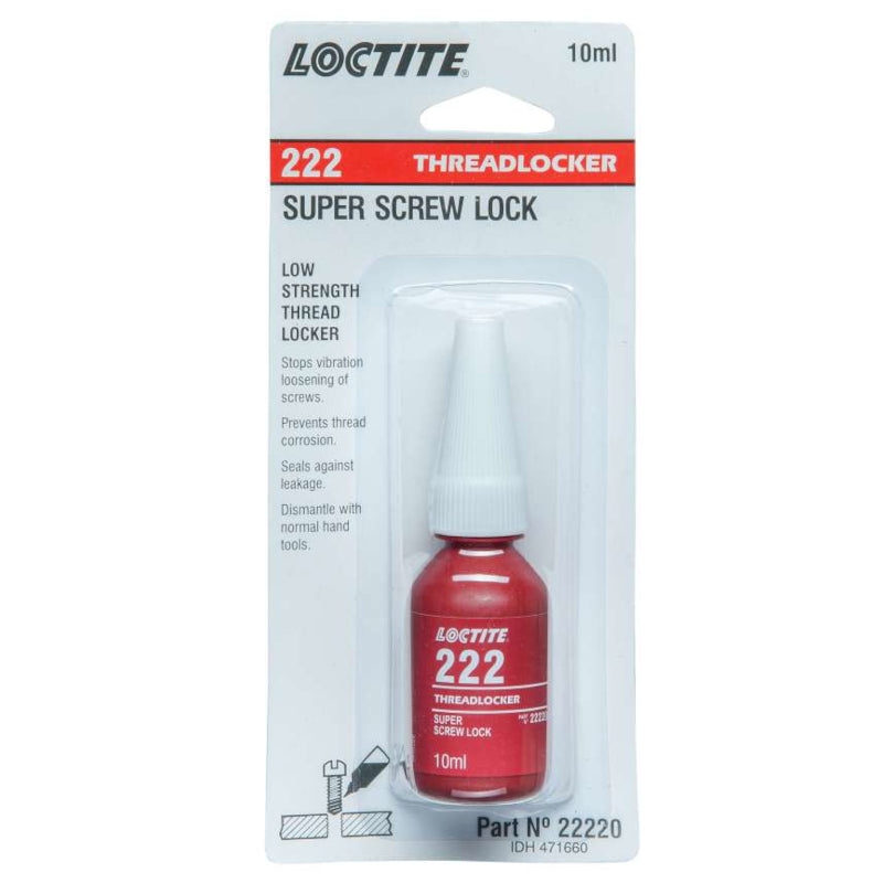 Loctite 222 Low Strength Threadlocker 10ml – CycleWorx NZ