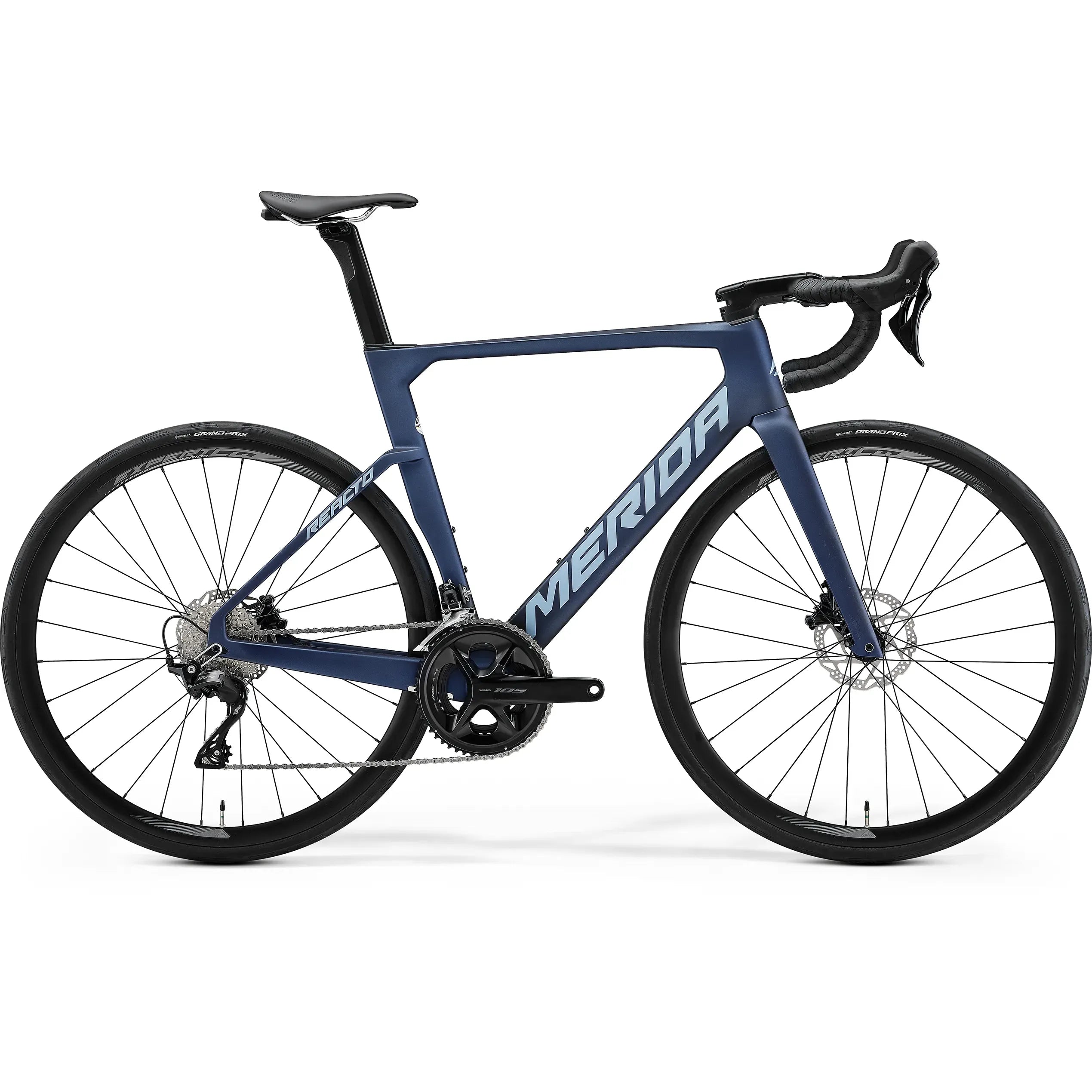 MERIDA REACTO 4000 ROAD BIKE 2026 - MATT MOUNTAIN BLUE – CycleWorx NZ